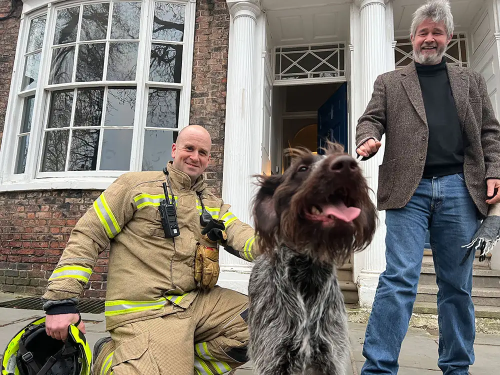 York firefighters race to rescue a dog – called Blaise! | YorkMix | YorkMix