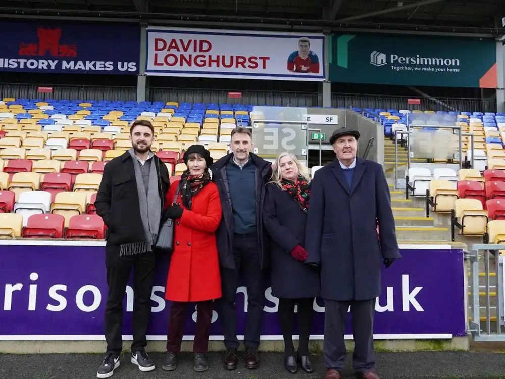 Family unveil street named after York City star who died during game ...