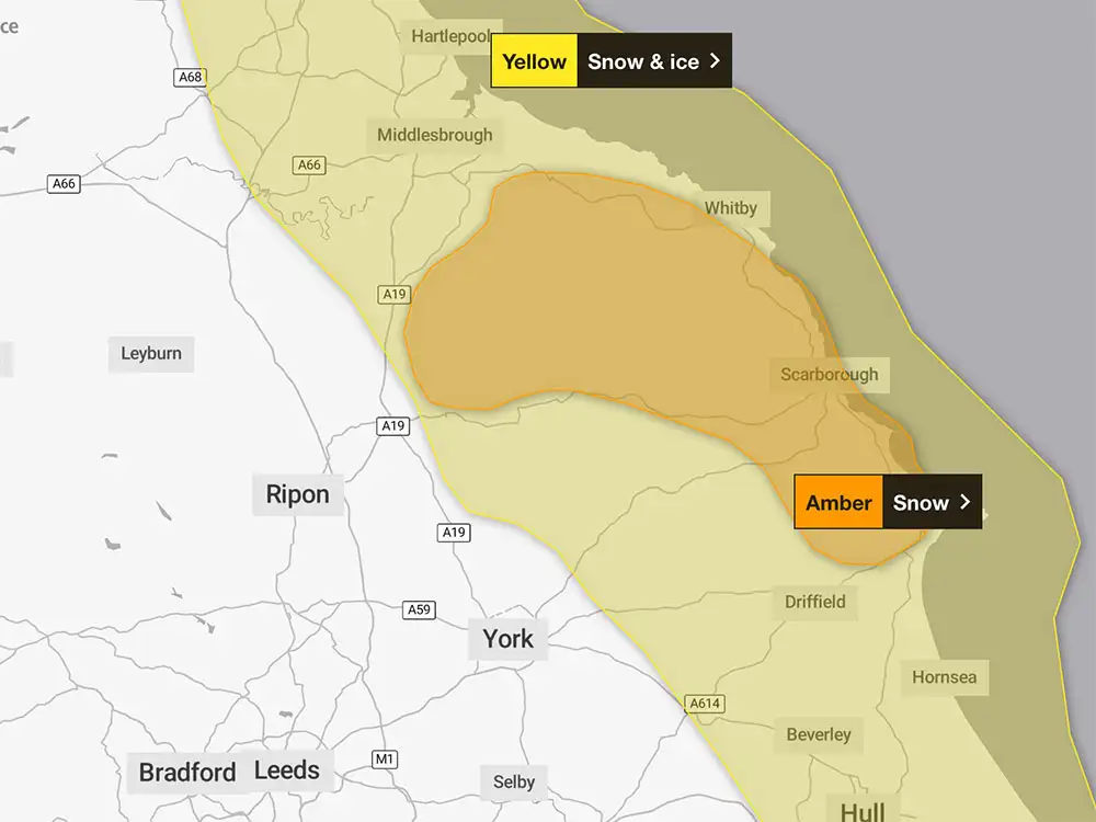 Police warning as ‘significant accumulations of snow’ forecast for ...