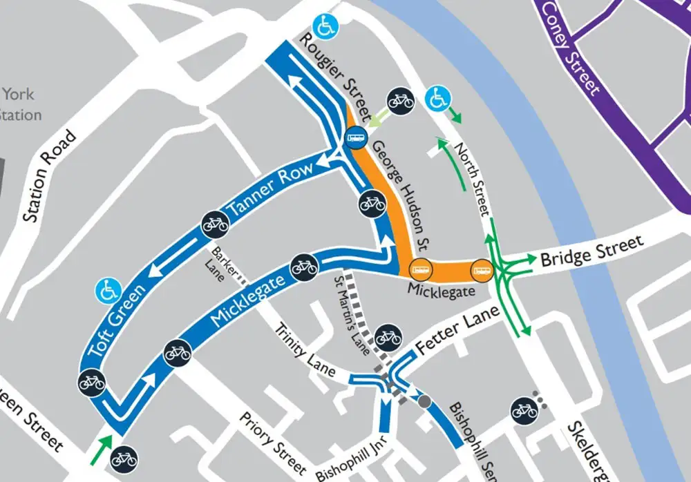 Major traffic shake-up for York: One-way loop around Micklegate to free ...