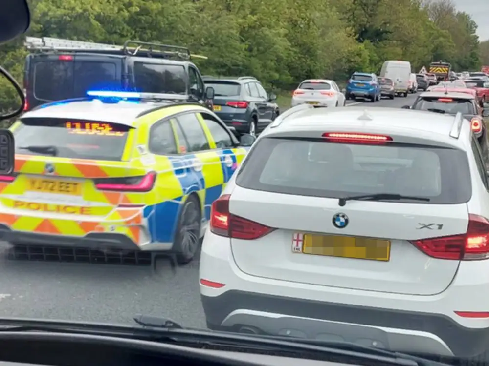 Updated: Traffic moving after multi-vehicle crash on the A64 near York ...